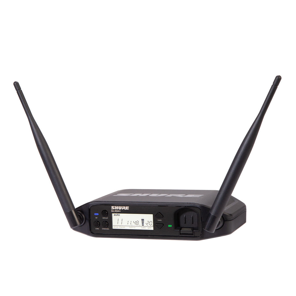 Shure GLXD24+/SM58-Z3 Dual Band Wireless System with GLXD4+ Tabletop R