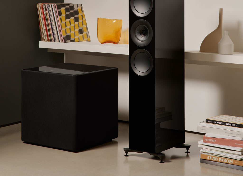 KEF Kube MIE Subwoofer (Gloss Black)