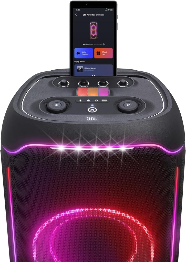 JBL PARTYBOX Ultimate Portable Party Speaker Bundle with gSport Speake