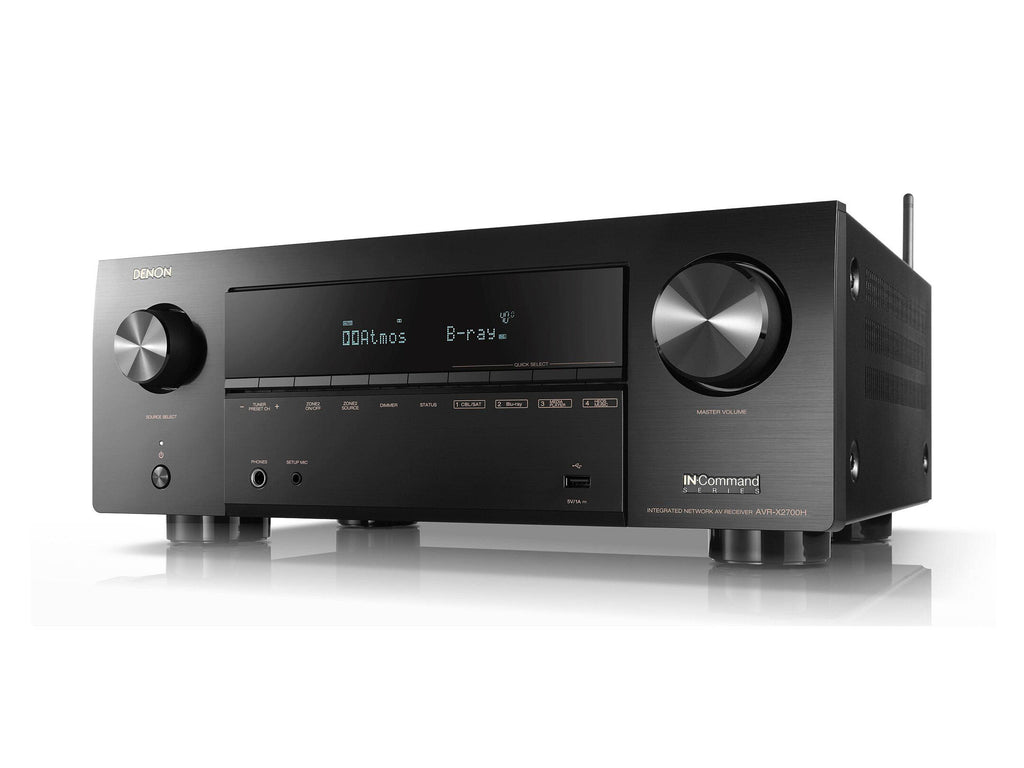 Denon AVR-X2700H 7.2 Channel (95 Watt x 7) 8K Ultra HD AV Receiver wit