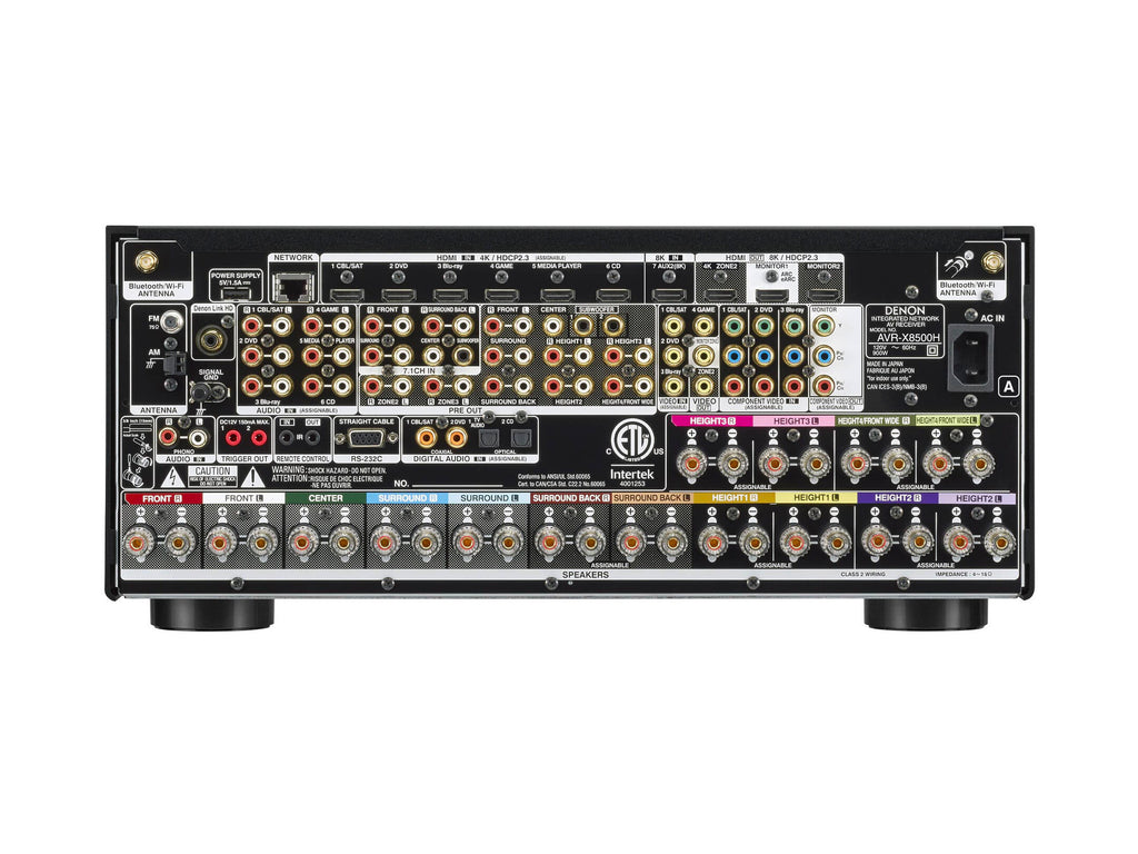 Denon AVR-X8500HA 13.2 Channel 150W 8K AV Amplifier with HEOS Built-in