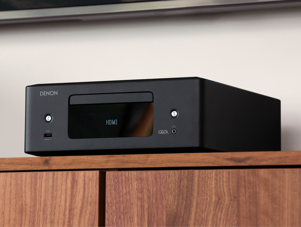 Denon RCD-N12 Bluetooth CD Player with Integrated AM/FM Radio Tuner