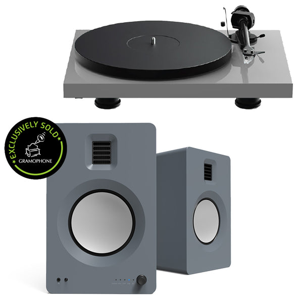 Pro-Ject Debut EVO 2 Turntable Bundle with Kanto TUK Premium Powered B