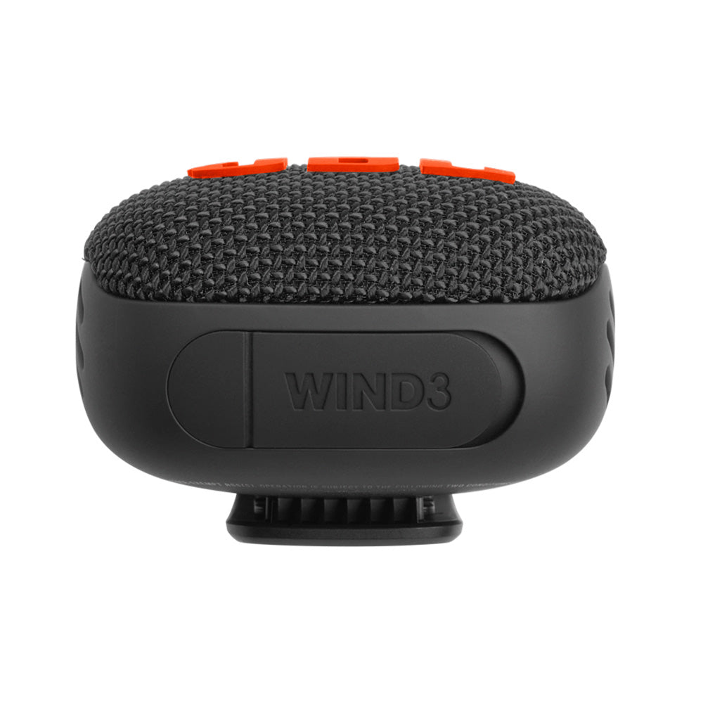 JBL Wind 3 FM Bluetooth Handlebar Speaker (Black/Orange)