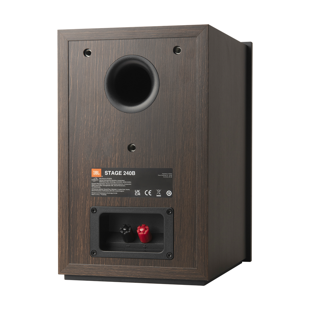 JBL Stage 2 240B 2-Way Dual 4.5 Inch Bookshelf Speaker (Pair)