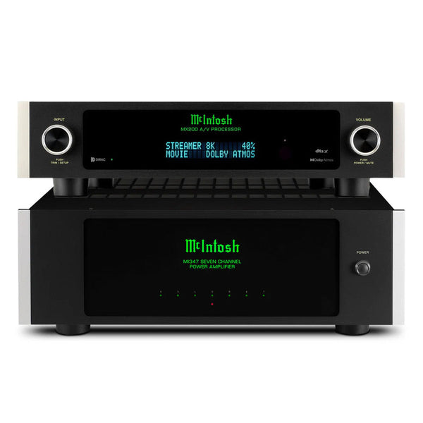 McIntosh MX200 Processor & MI347 7-Channel Amplifier Bundle