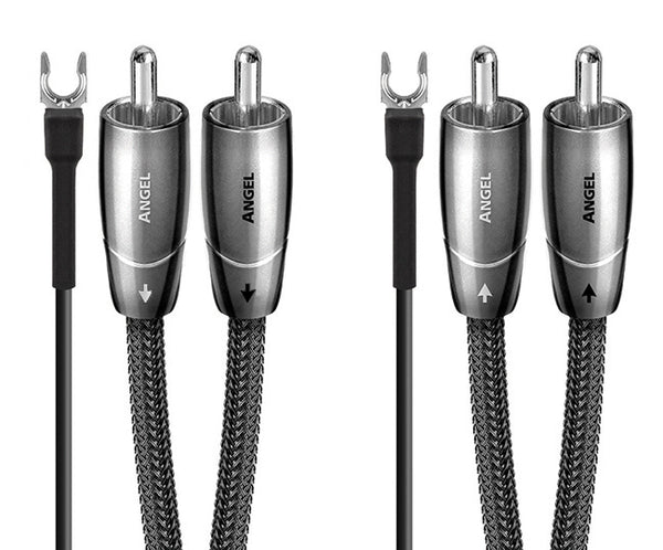 AudioQuest Angel Turntable RCA > RCA Turntable Cable + Ground Wire (1.