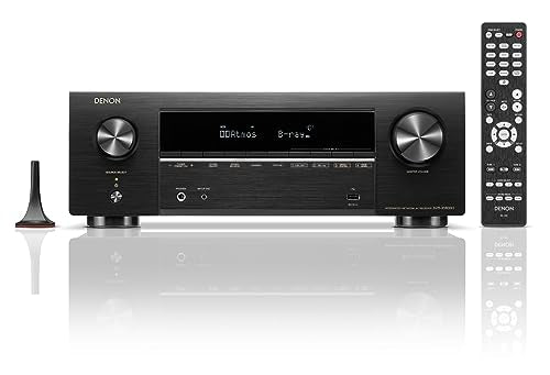 Denon AVR-X1800H 7.2 Channel 8K AV Receiver with HEOS