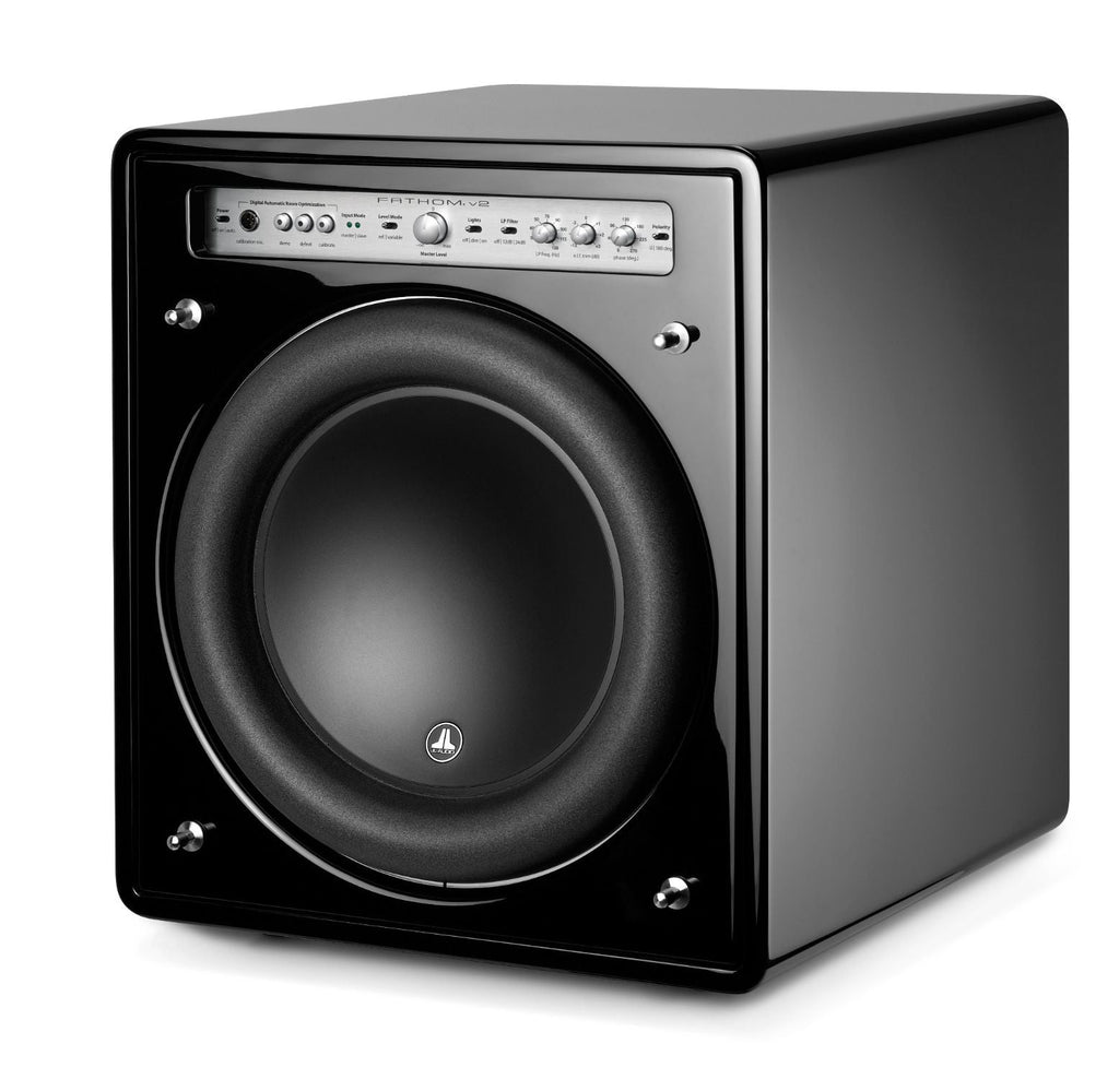 JL Audio Fathom f112v2 12 Inch Powered Subwoofer (Black Gloss)
