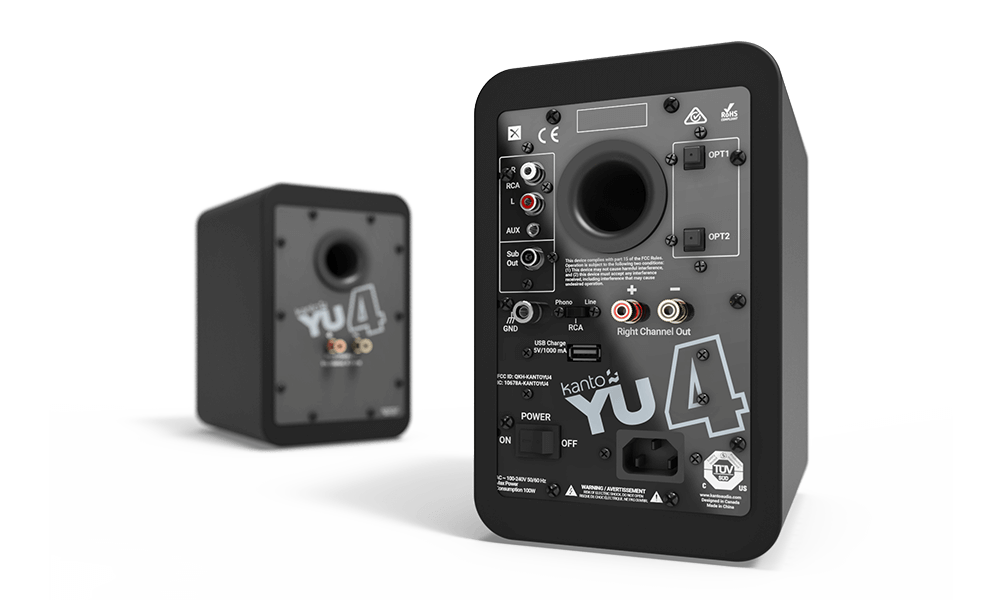 Kanto YU4 Powered Bookshelf Speakers (Pair)