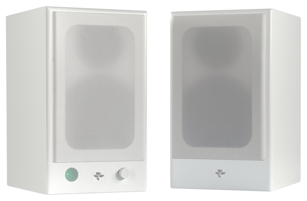 KIN by Totem Play Mini 2 Way Powered Bookshelf Speakers (Pair)