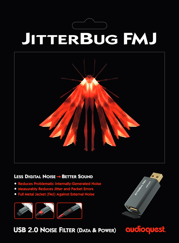 AudioQuest JitterBug FMJ USB 2.0 Data & Power Noise Filter