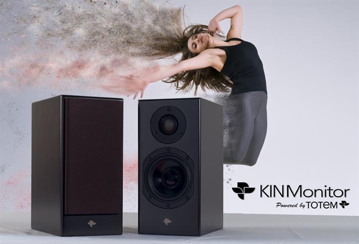 KIN by Totem Play Mini 2 Way Powered Bookshelf Speakers (Pair)