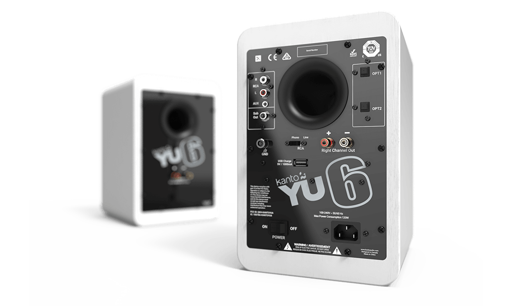 Kanto YU6 Powered Bookshelf Speakers (Pair)