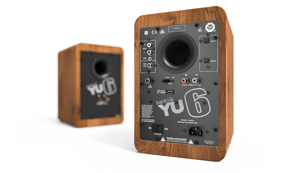 Kanto YU6 Powered Bookshelf Speakers (Pair)